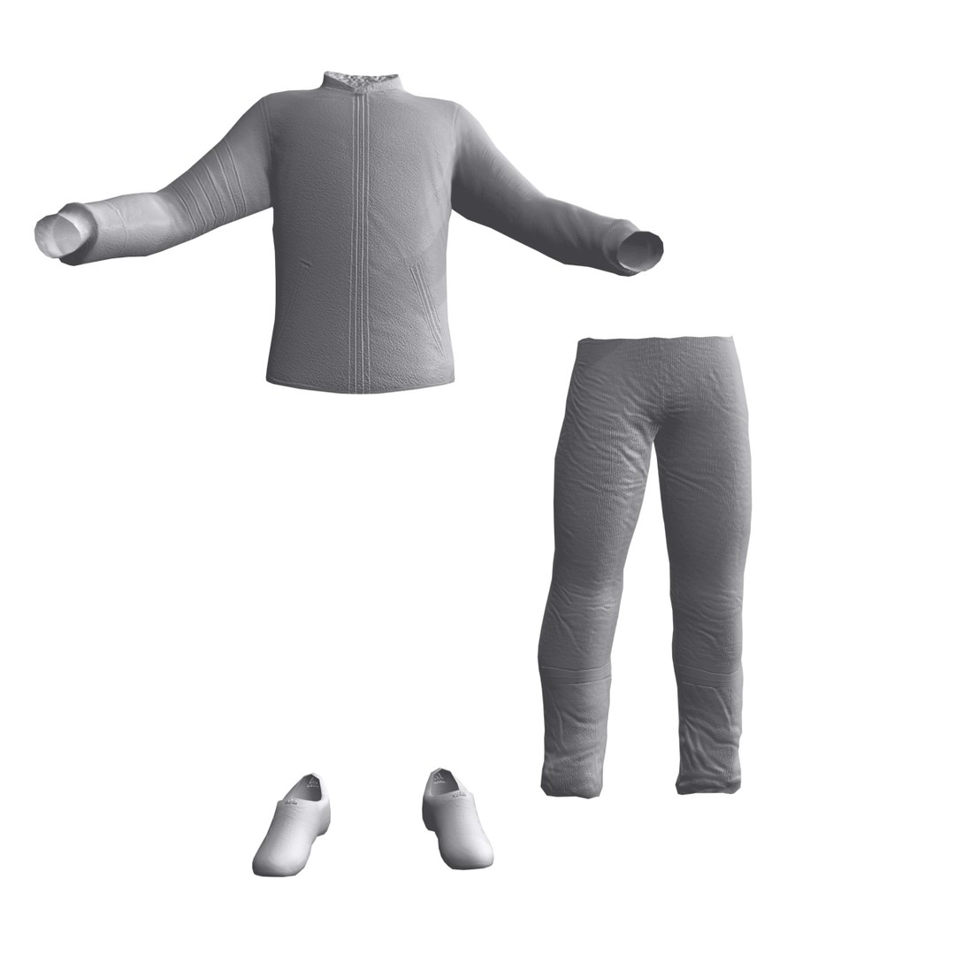 3d Paramedic Uniform Model