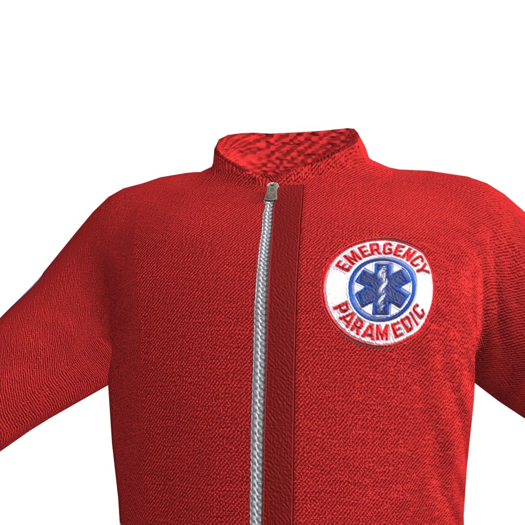 3d Paramedic Uniform Model