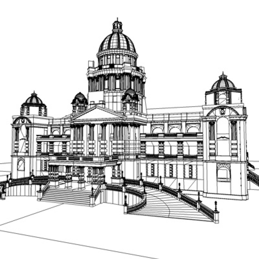 Durban City Hall 3d Model