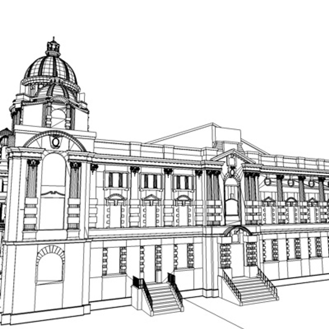 Durban City Hall 3d Model