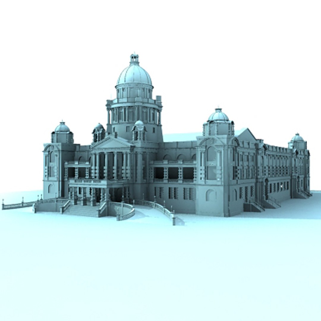 durban city hall 3d model