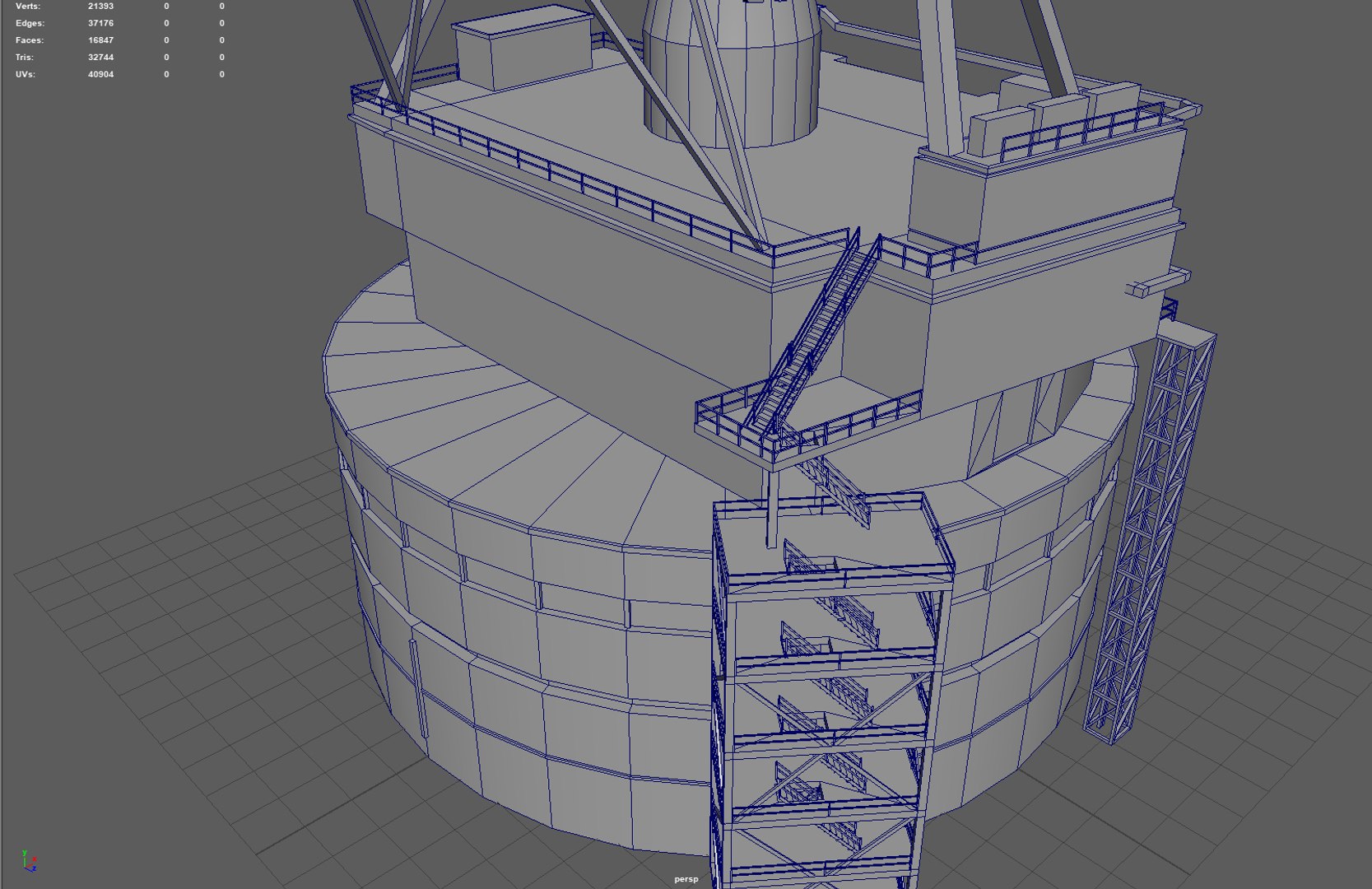 3d Deep Space Network Antenna Turbosquid 2089935