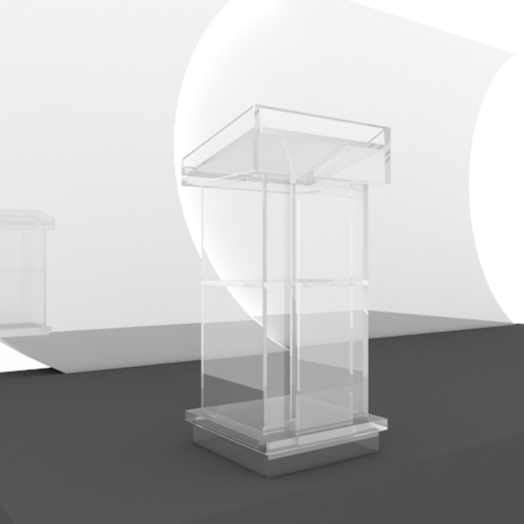 3D Stage Backdrop Rostrum Model - TurboSquid 1320585