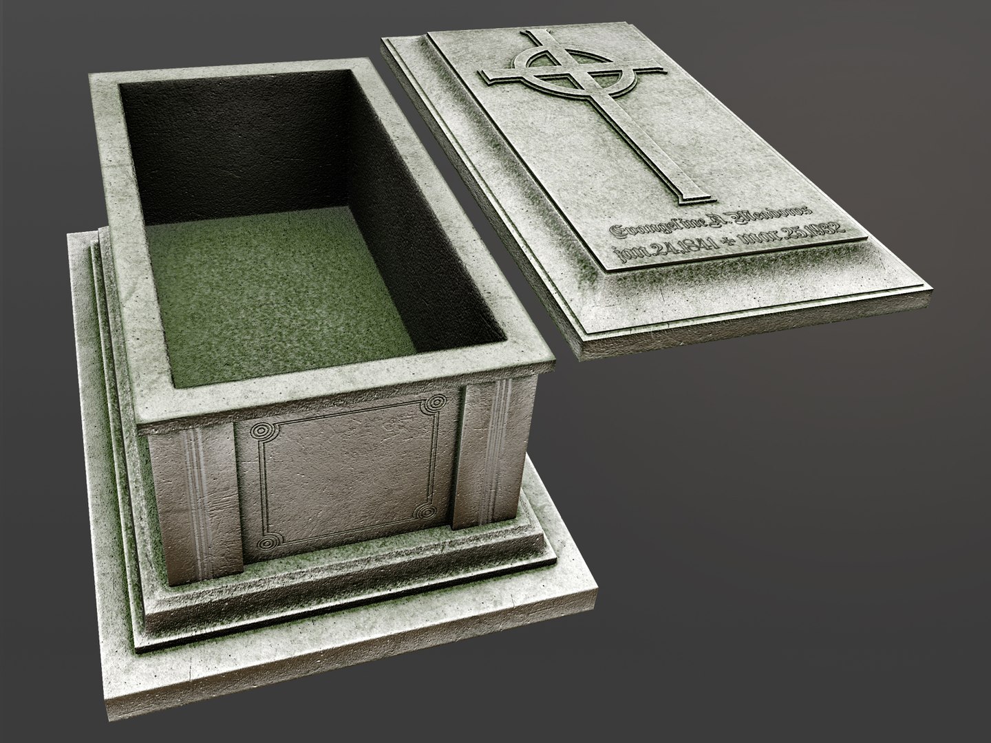 Chest Tomb 2 3D Model - TurboSquid 1673610