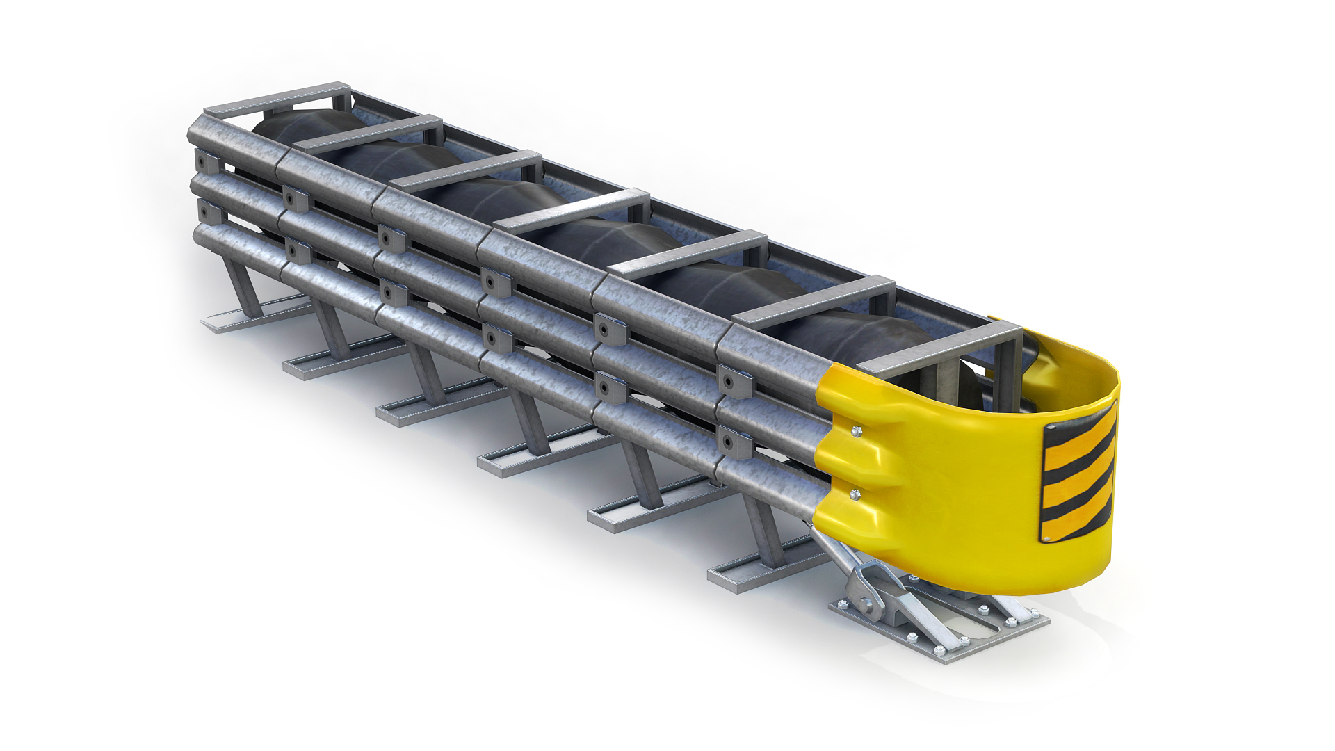 3D model crash cushion - TurboSquid 1691419