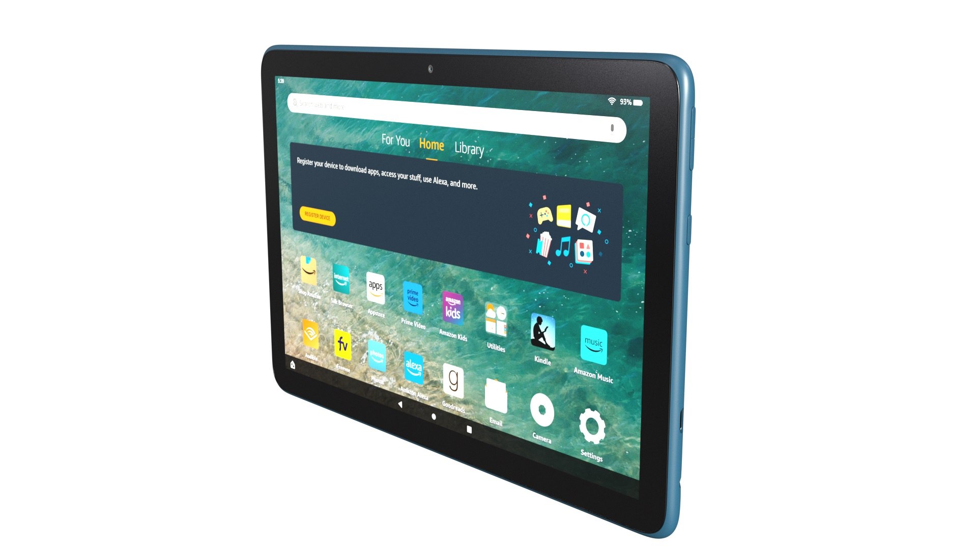 3D Amazon Fire HD 10 Tablet 2021 Release - TurboSquid 2074838