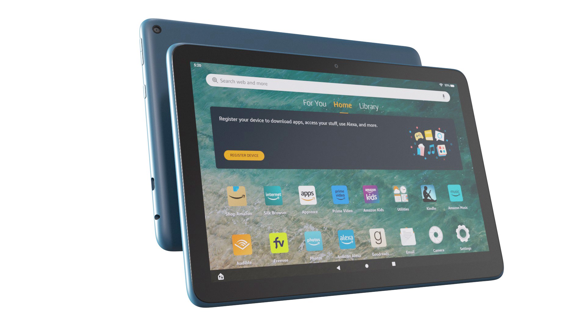 3D Amazon Fire HD 10 tablet 2021 release - TurboSquid 2074838