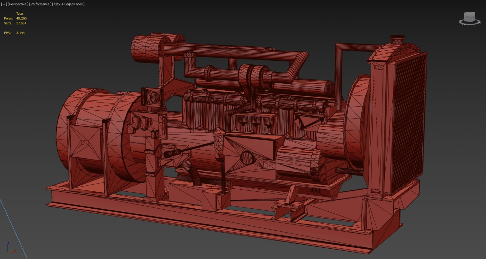 3D Diesel Generator Pbr - TurboSquid 1489831