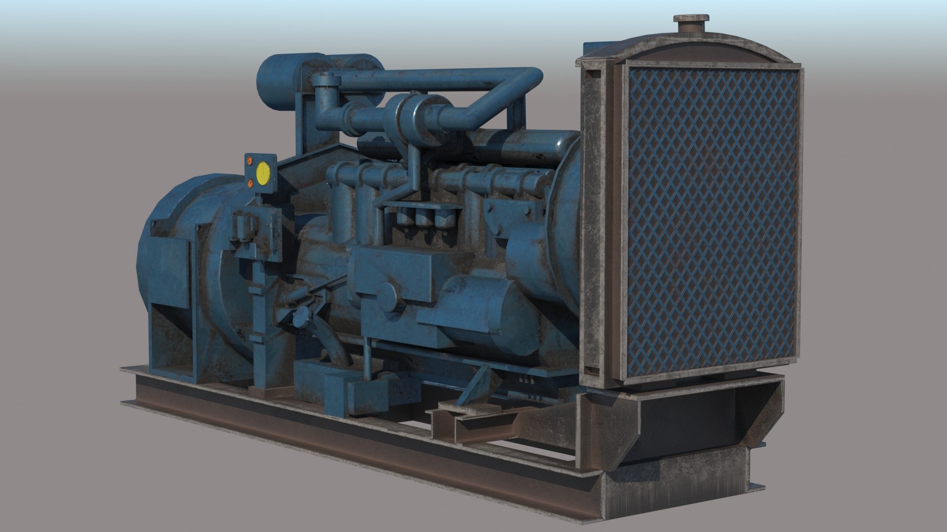 3D Diesel Generator Pbr - TurboSquid 1489831