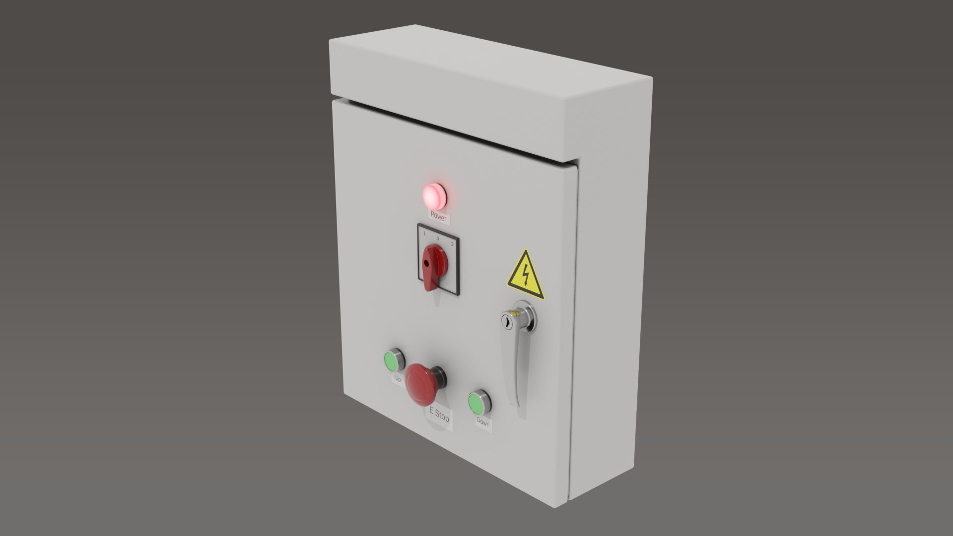 3D Model Electrical Control Box - TurboSquid 1715577