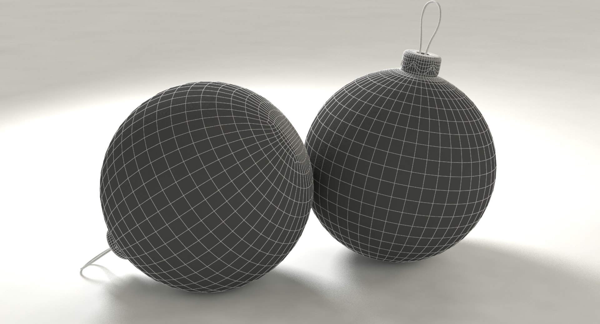 3d Christmas Balls