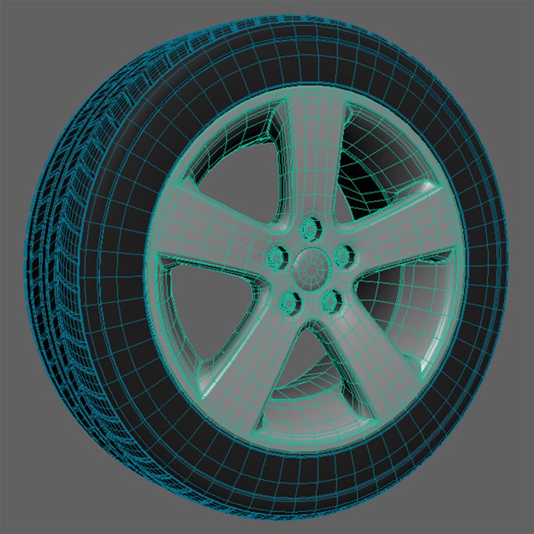 3d model wheels