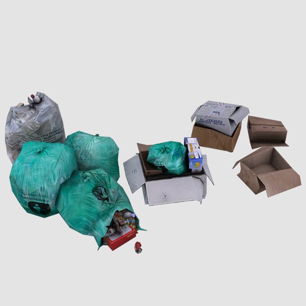 rubbish waste garbage trash crap junk 3D 모델 - TurboSquid 1934280