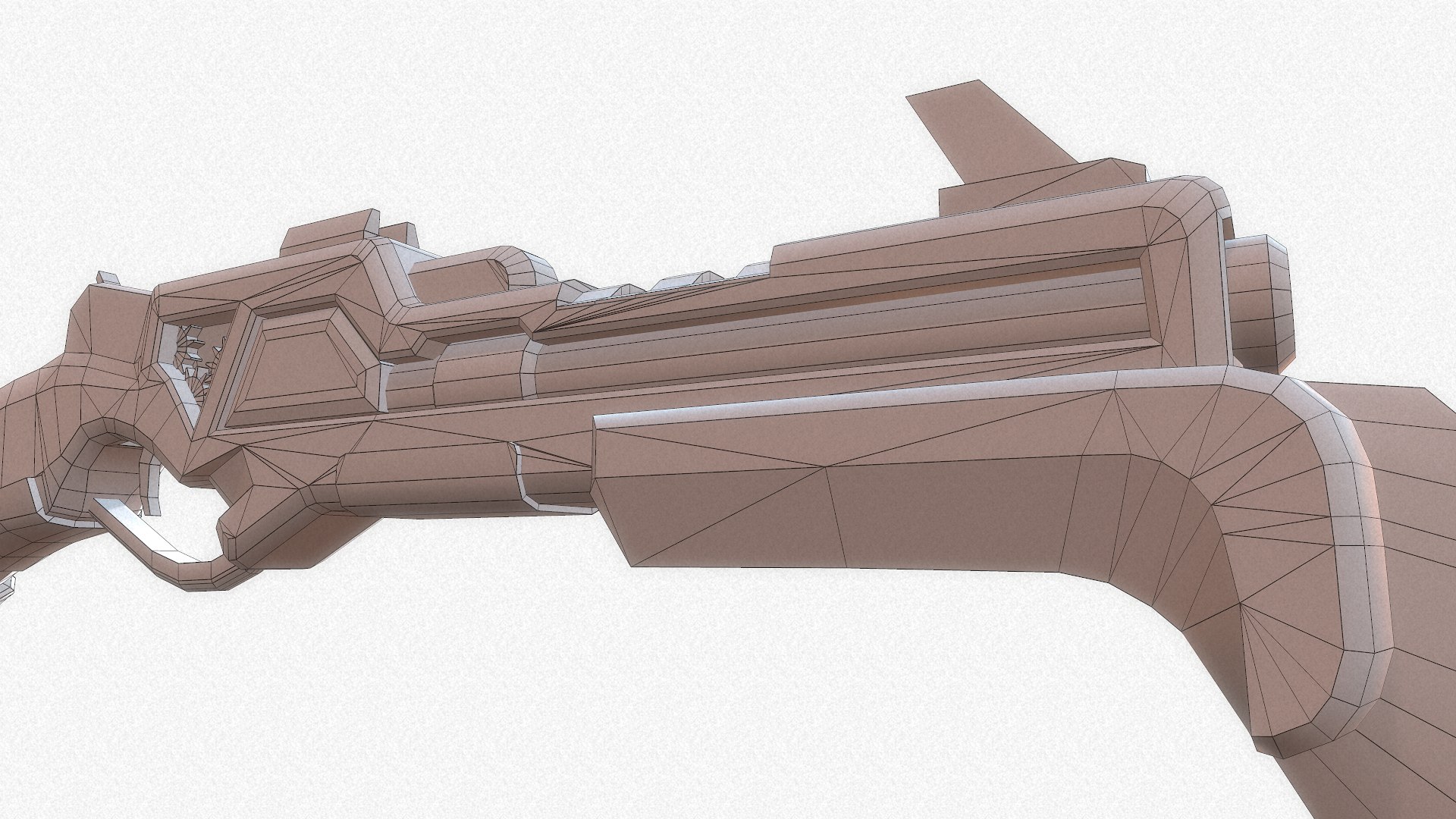 Steampunk Pistol 3D Model - TurboSquid 1229144