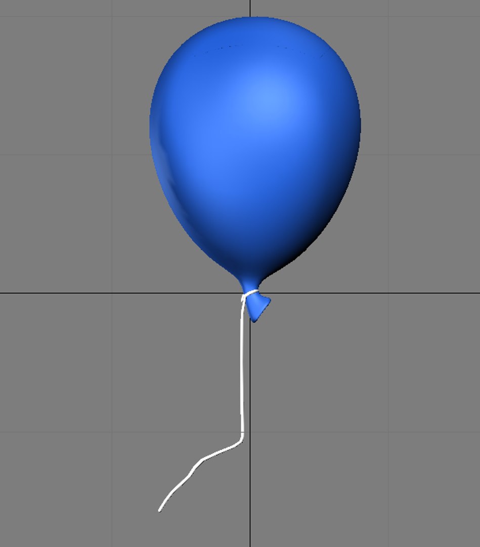 3d Party Balloon Model