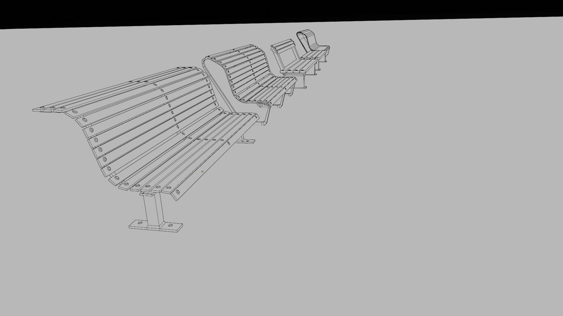 3D Street Chairs With 4k Pbr Textures Model - TurboSquid 1914478