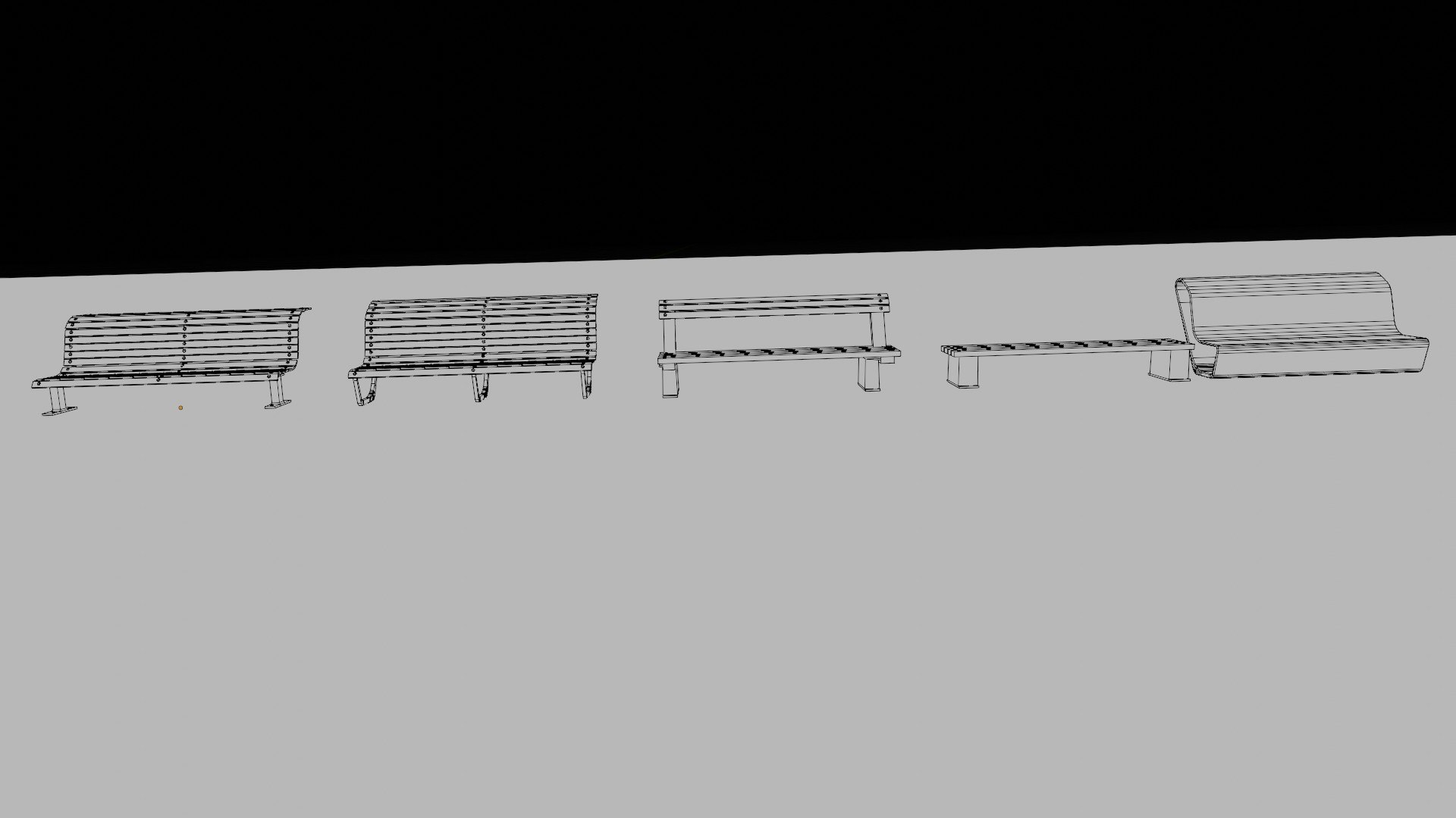 3D Street Chairs With 4k Pbr Textures Model - TurboSquid 1914478