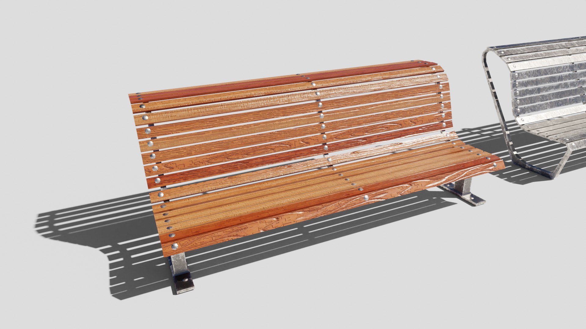 3D Street Chairs With 4k Pbr Textures Model - TurboSquid 1914478