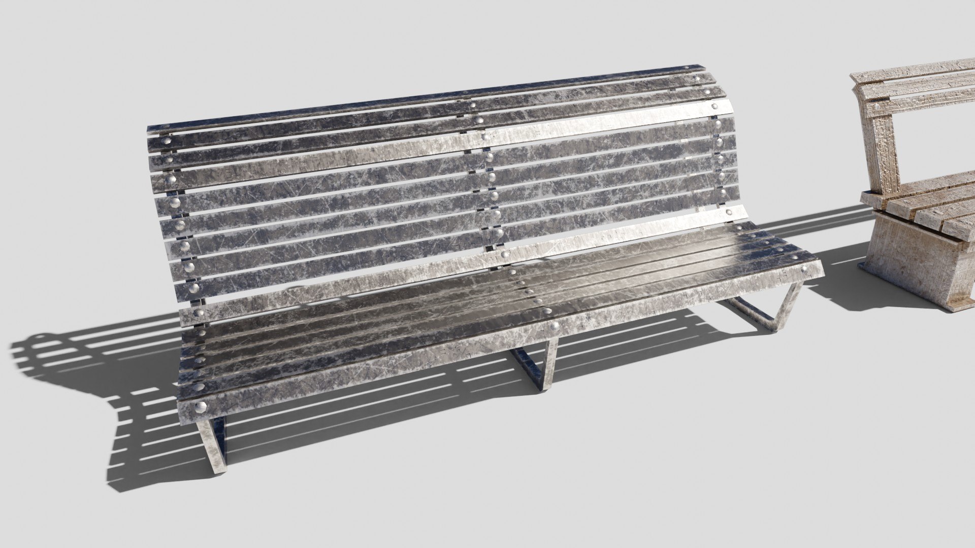 3D Street Chairs With 4k Pbr Textures Model - TurboSquid 1914478