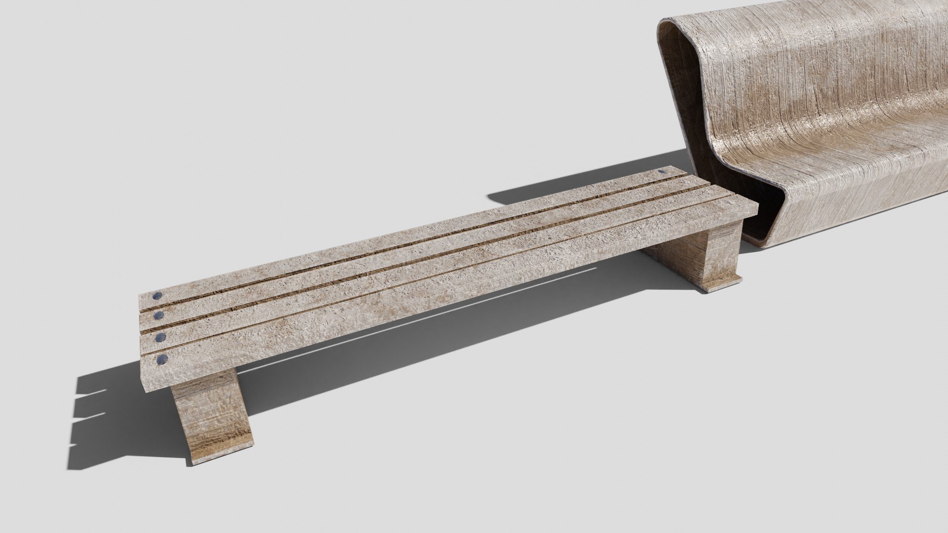 3D Street Chairs With 4k Pbr Textures Model - TurboSquid 1914478