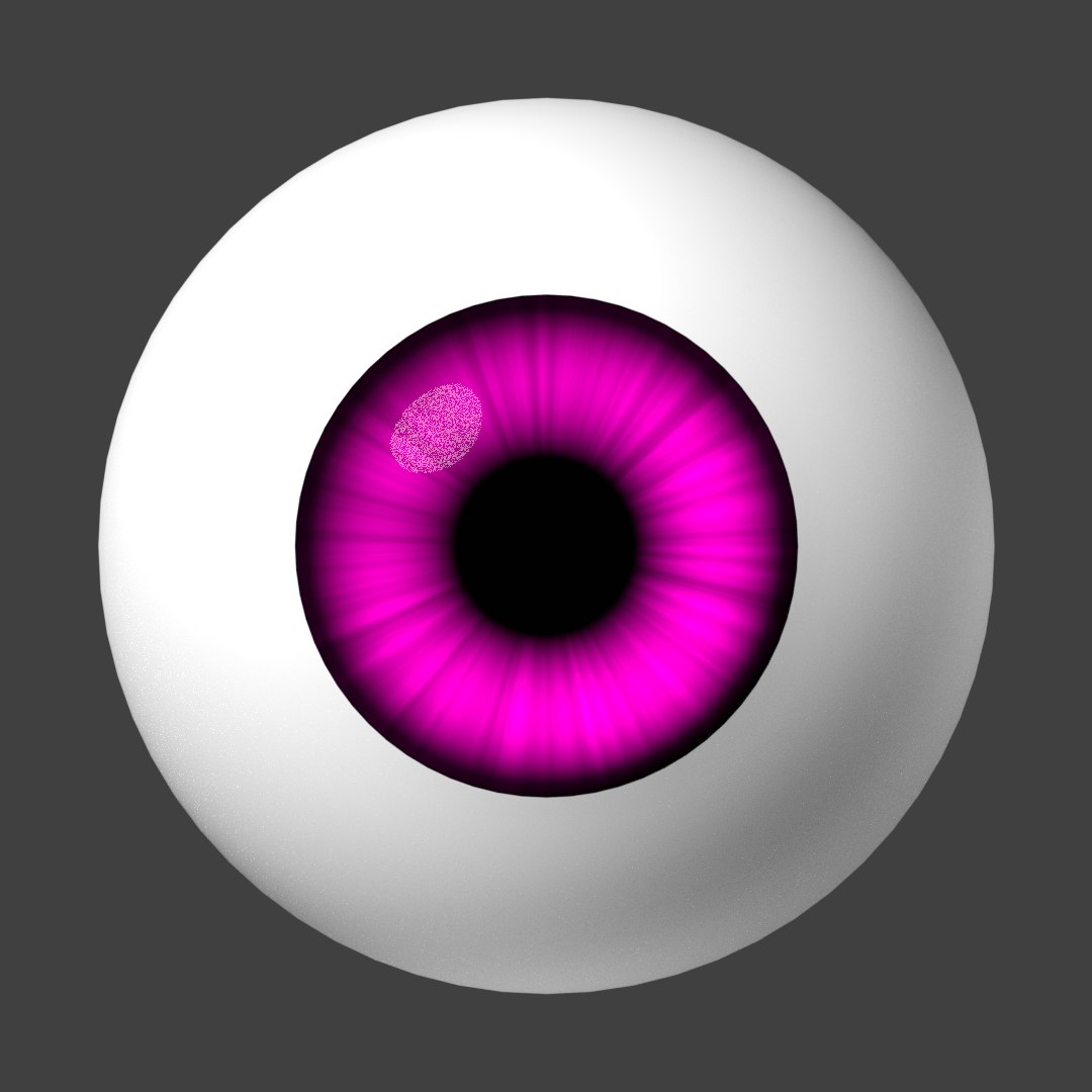 3D Eye Cartoon Toon Model - TurboSquid 1428203