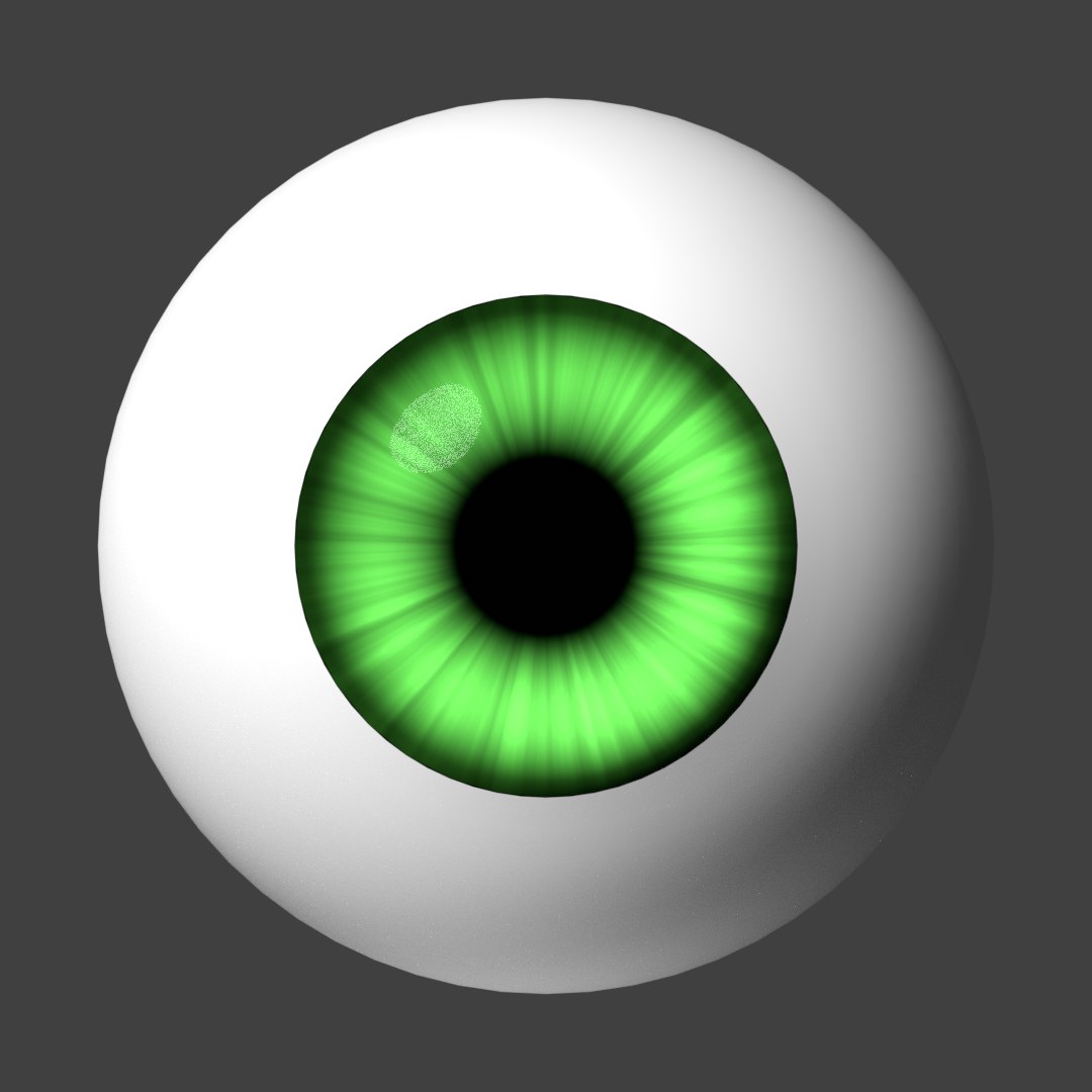 3D Eye Cartoon Toon Model - TurboSquid 1428203