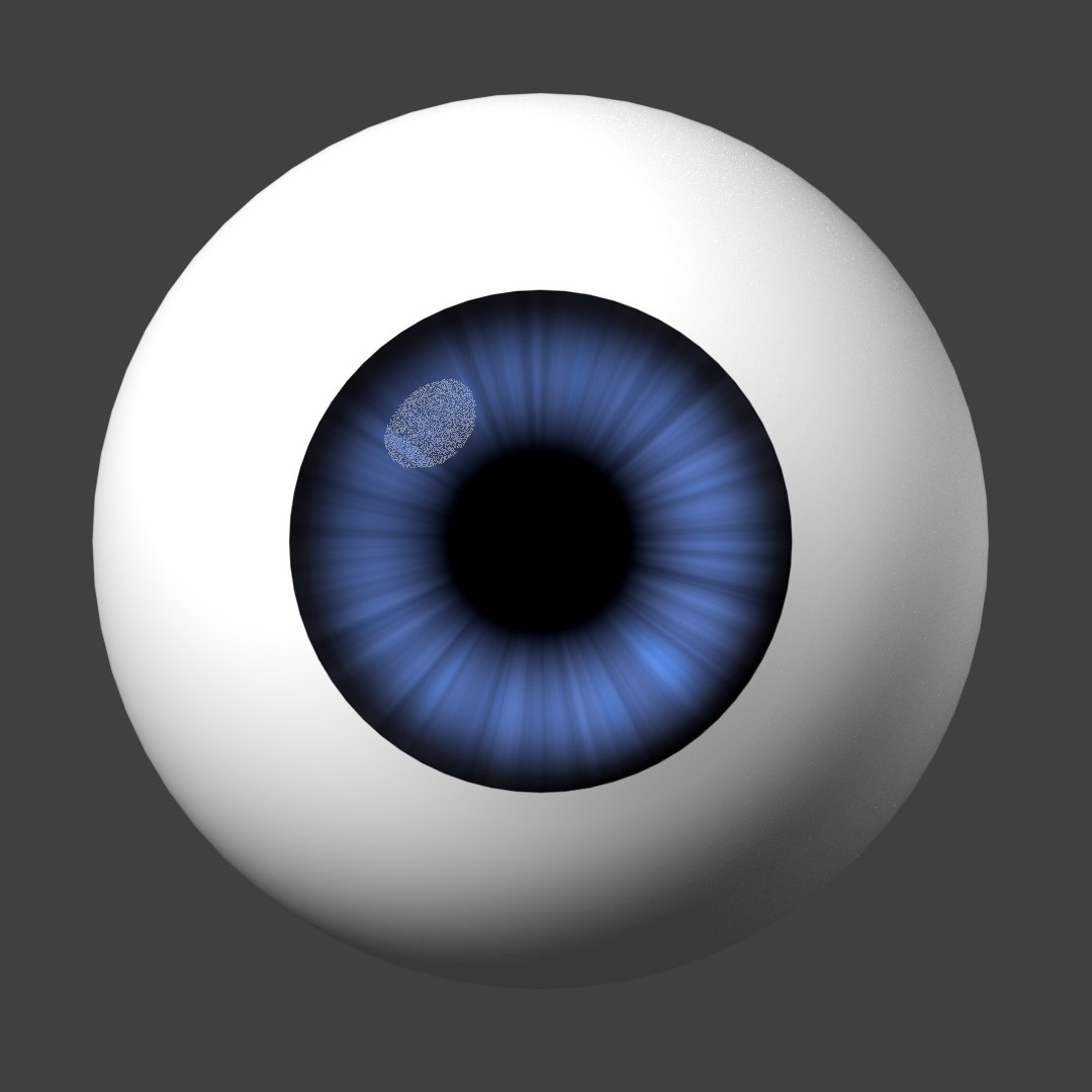 3D Eye Cartoon Toon Model - TurboSquid 1428203