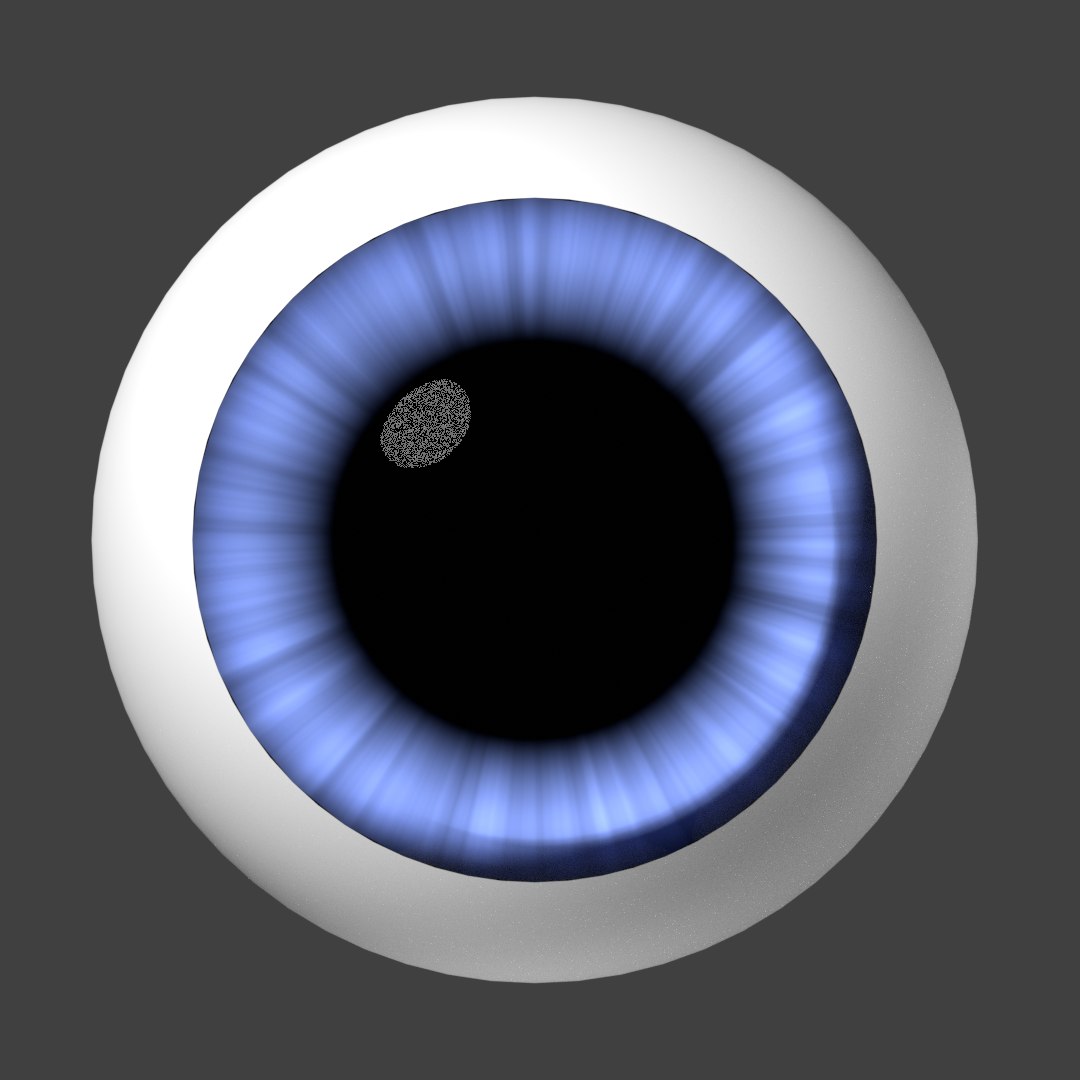 3D Eye Cartoon Toon Model - TurboSquid 1428203