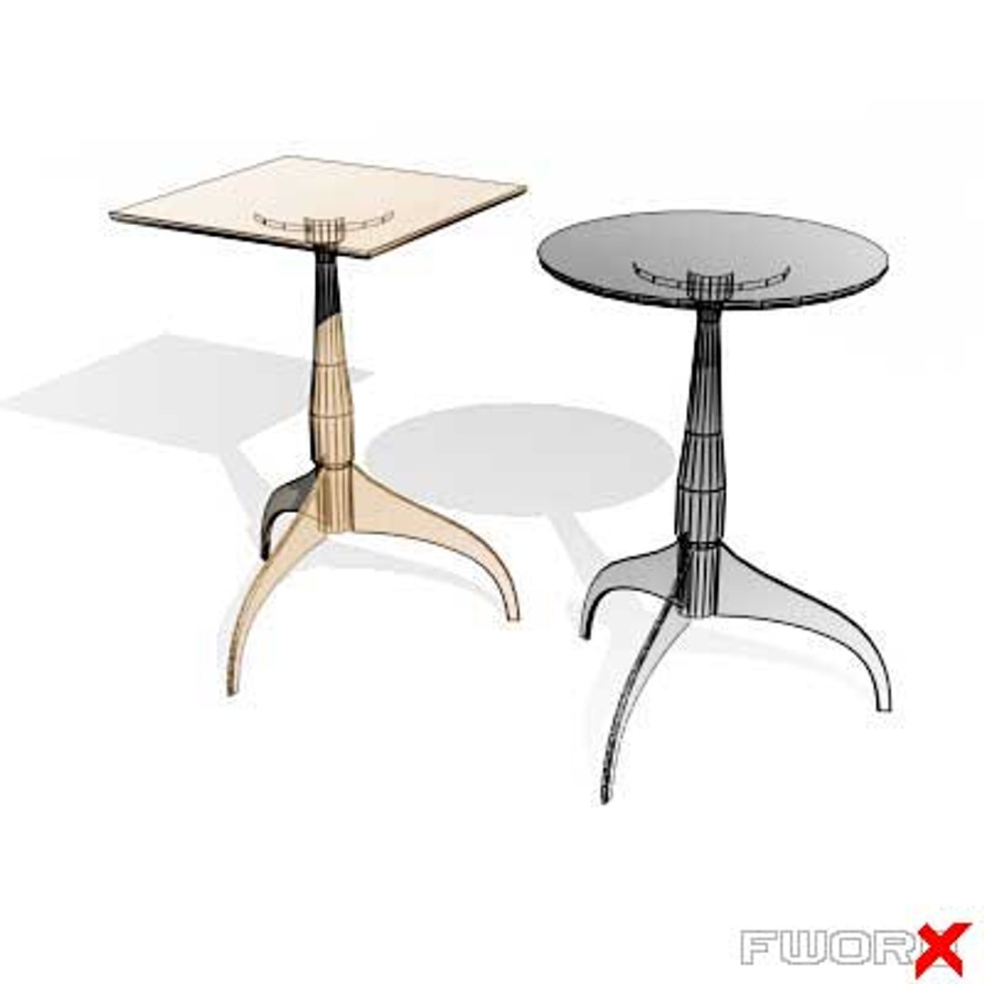 3d model tables set