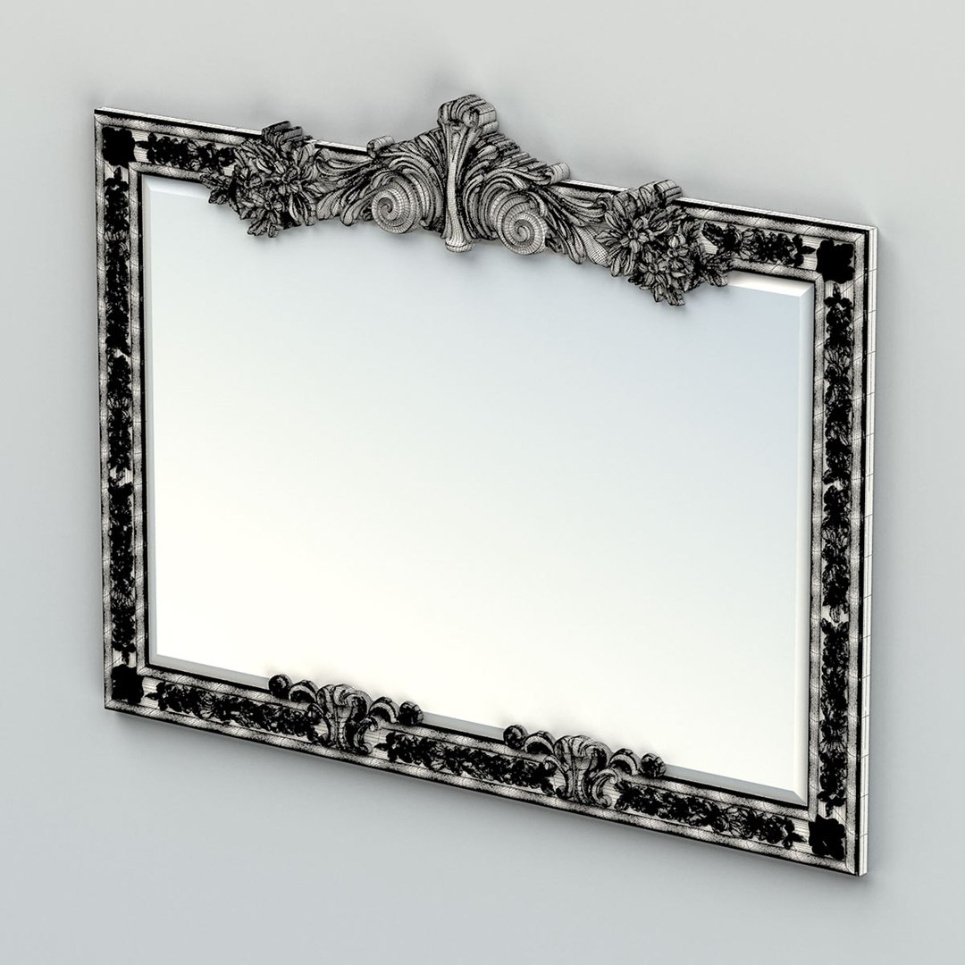 Cnc Mirror Frame Model - TurboSquid 1693886