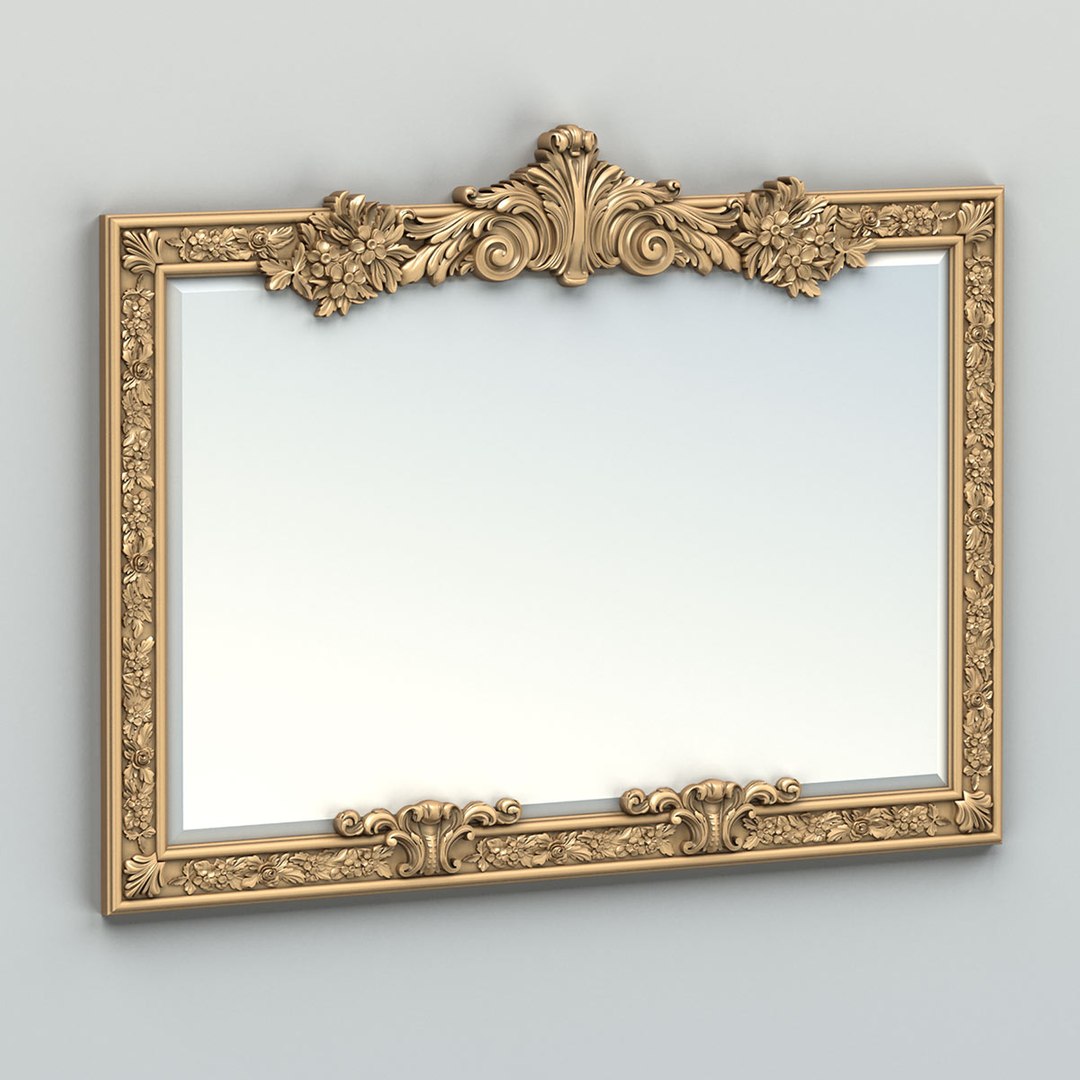 Cnc Mirror Frame Model - TurboSquid 1693886