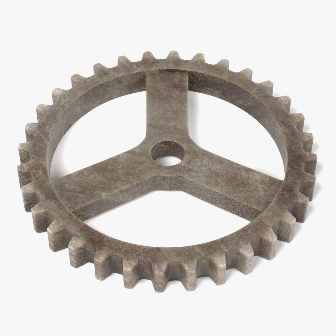blend rusty gear wheels
