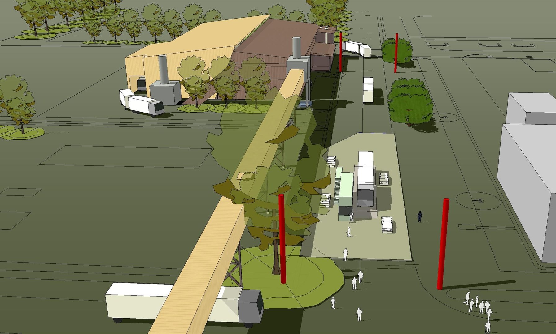 Layout For Solid Waste Plant 3D Model - TurboSquid 1914750