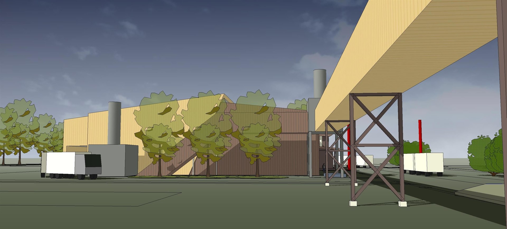 Layout For Solid Waste Plant 3D Model - TurboSquid 1914750