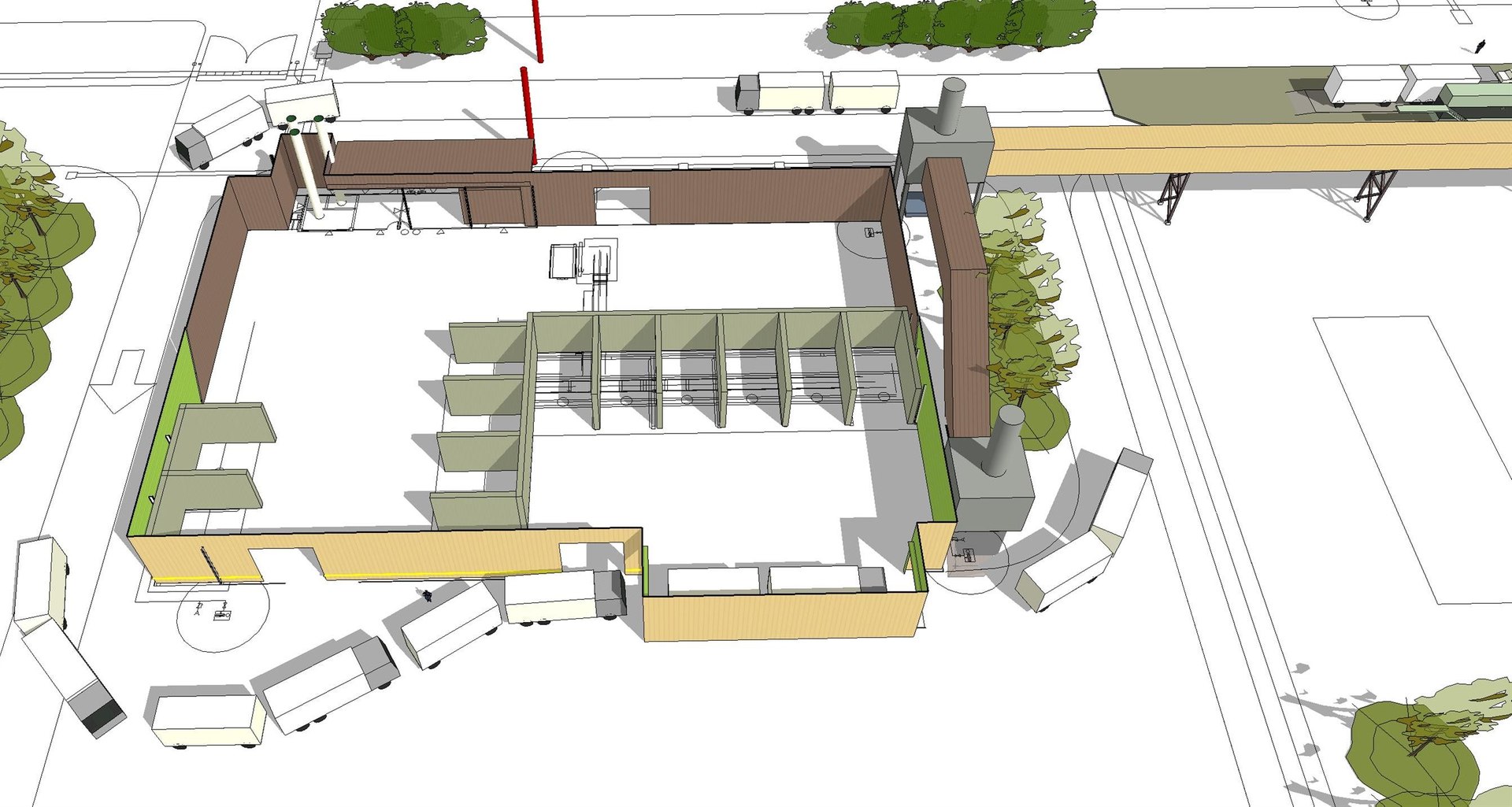Layout For Solid Waste Plant 3D Model - TurboSquid 1914750