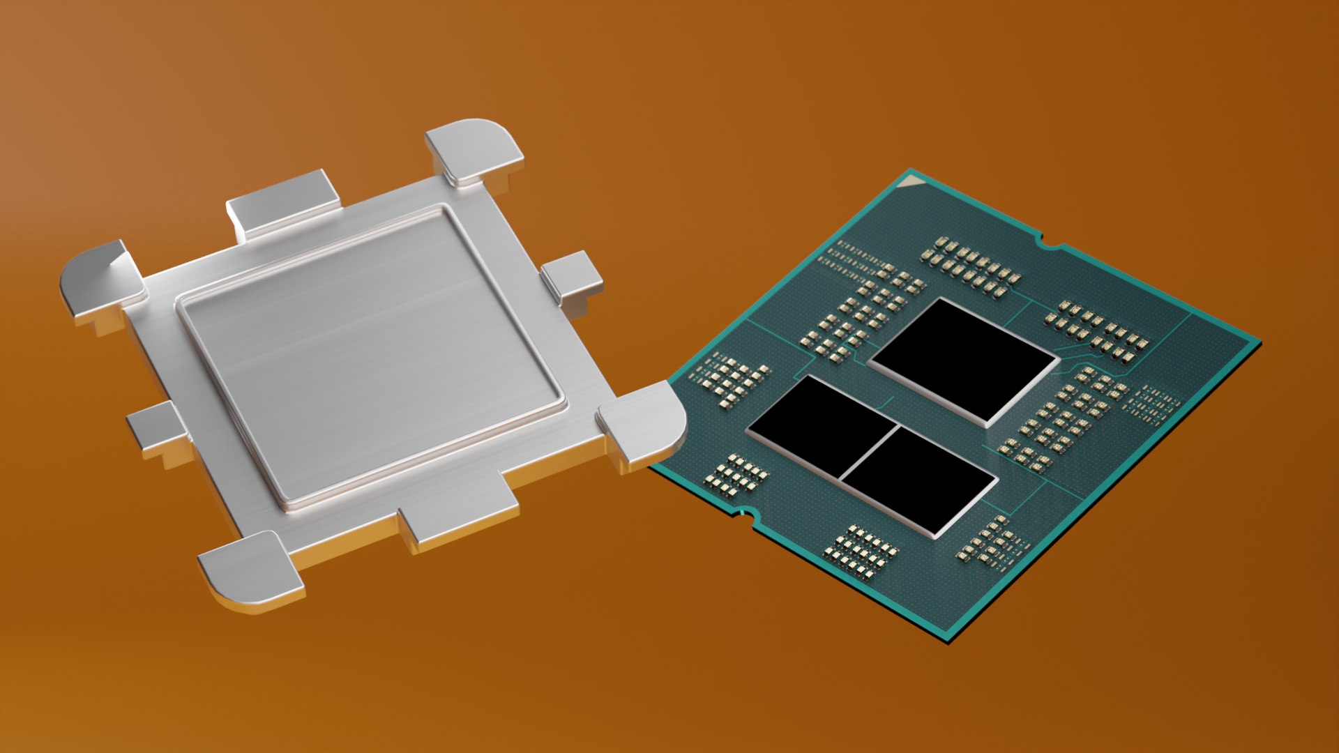 3D CPU AMD RYZEN Based On 9000 Series 3D Model - TurboSquid 2260553