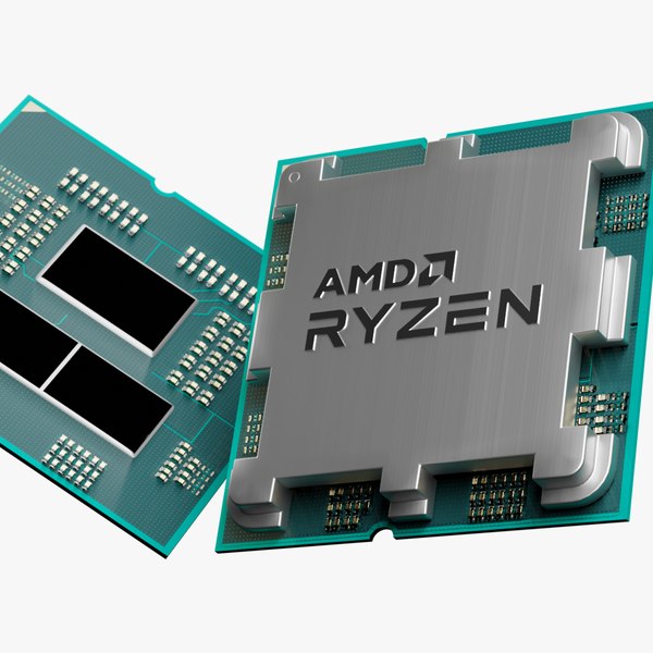 modelo 3d CPU AMD RYZEN basada en el modelo 3D de la serie 9000 ...