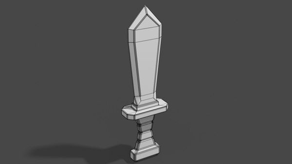 Cartoon Sword 3D model - TurboSquid 1732302
