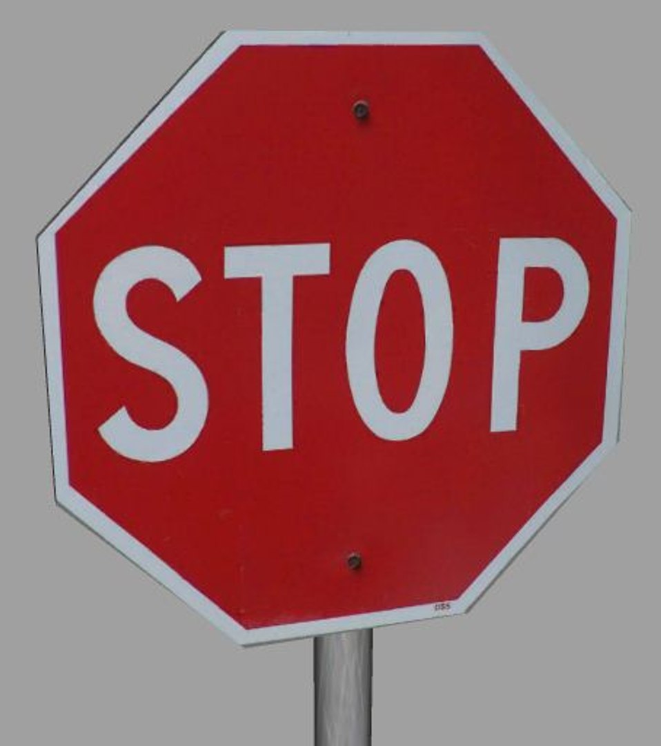 Stop Sign 3d Model
