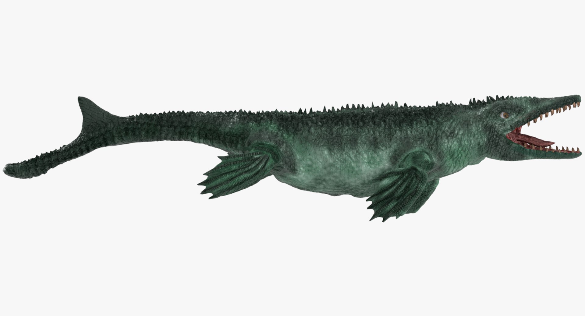 3D Model Mosasaur Extinct Marine - TurboSquid 1280563