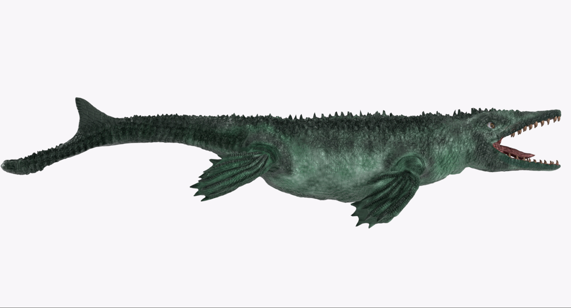 3D Model Mosasaur Extinct Marine - TurboSquid 1280563