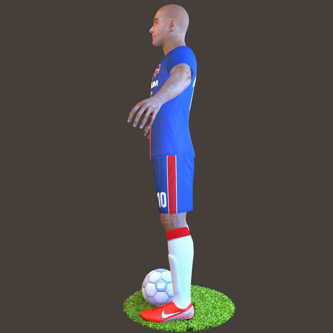 Soccer player model - TurboSquid 1506266