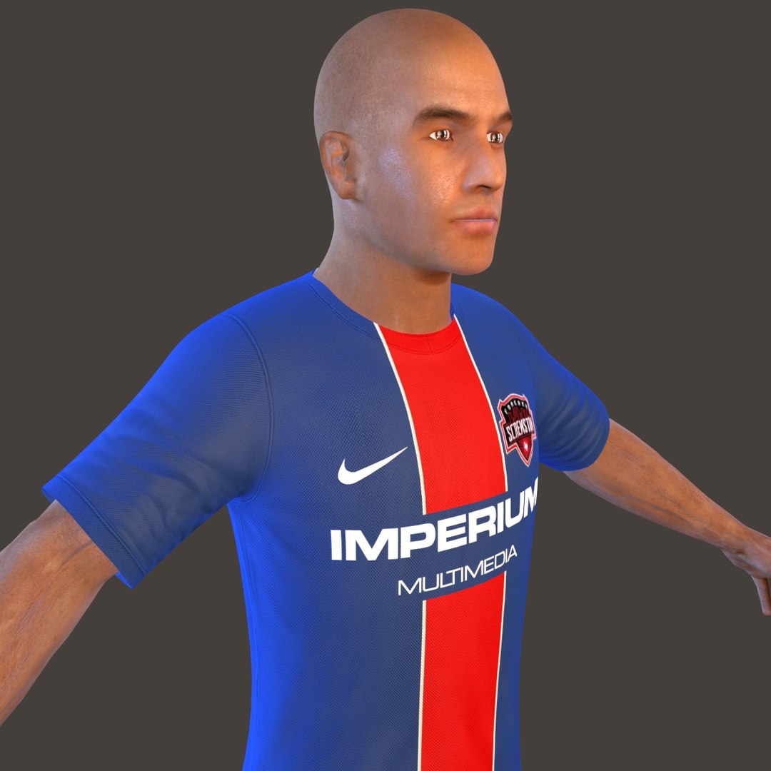 Soccer player model - TurboSquid 1506266