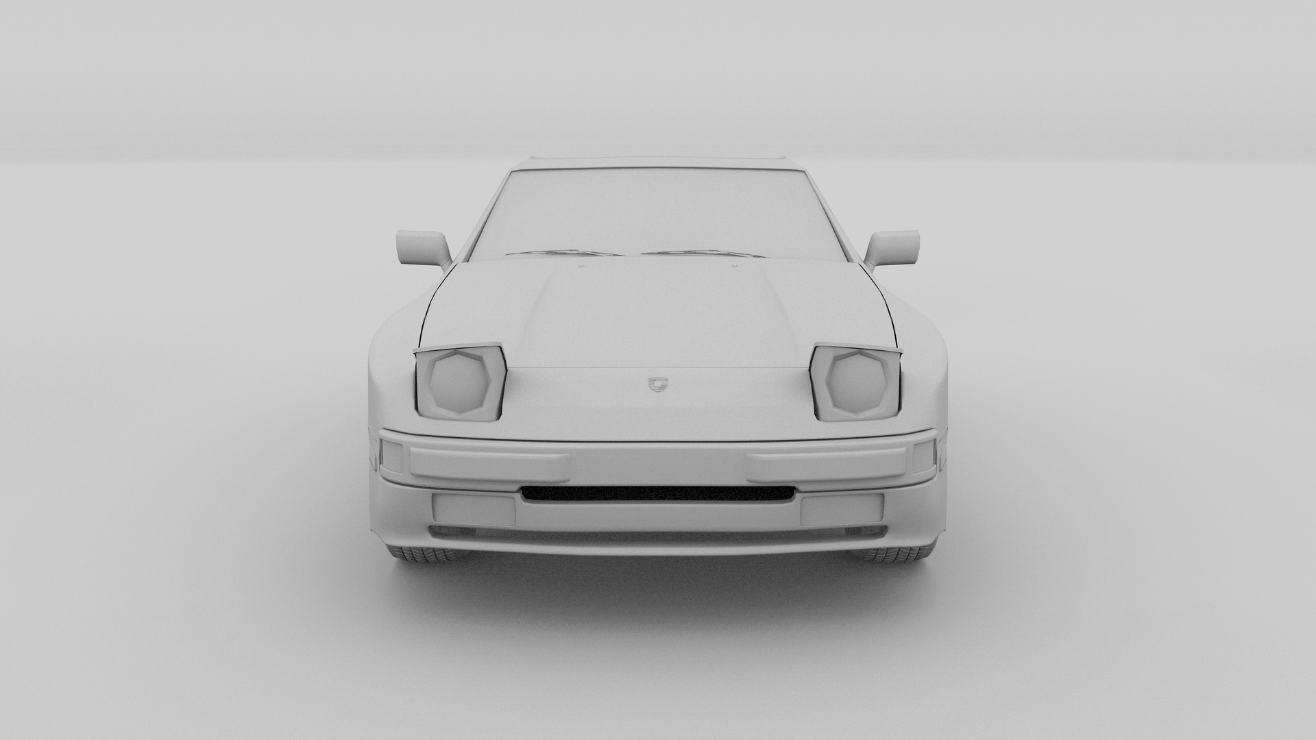 3d Obj Porsche 944 Hdri