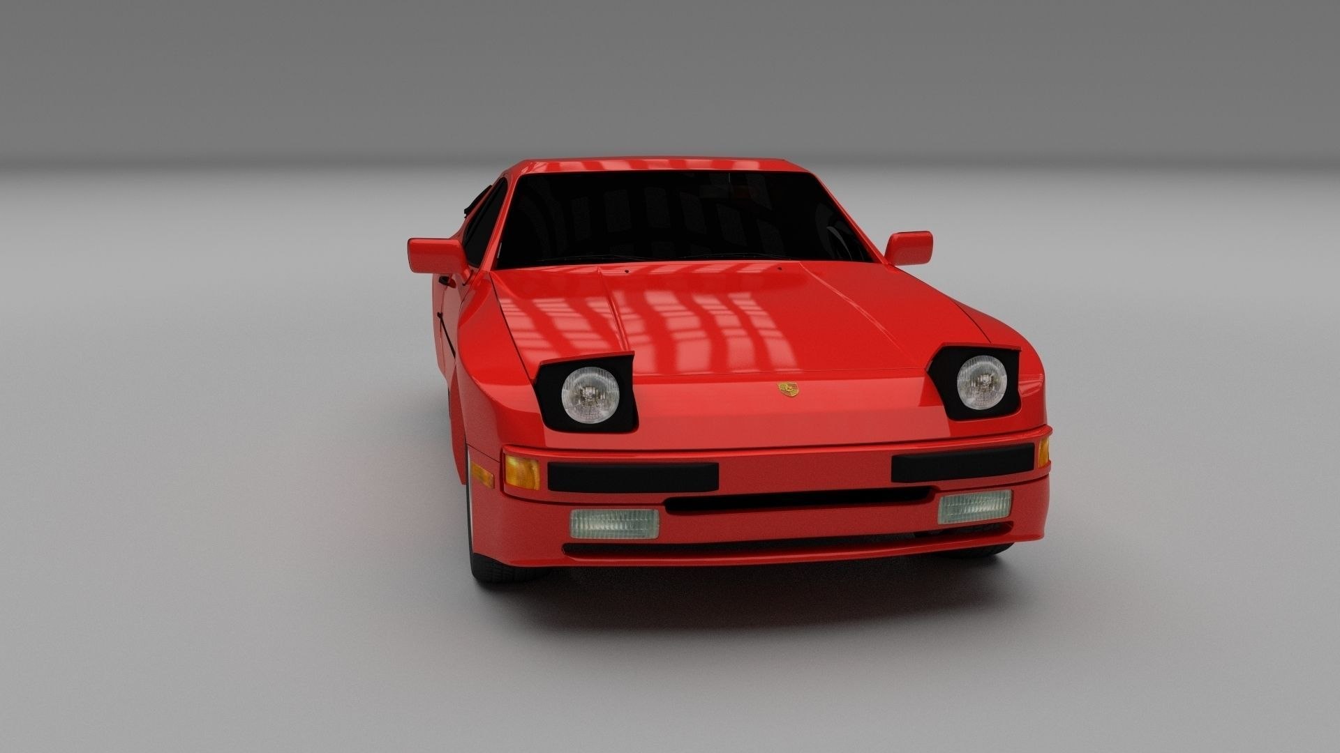 3d Obj Porsche 944 Hdri