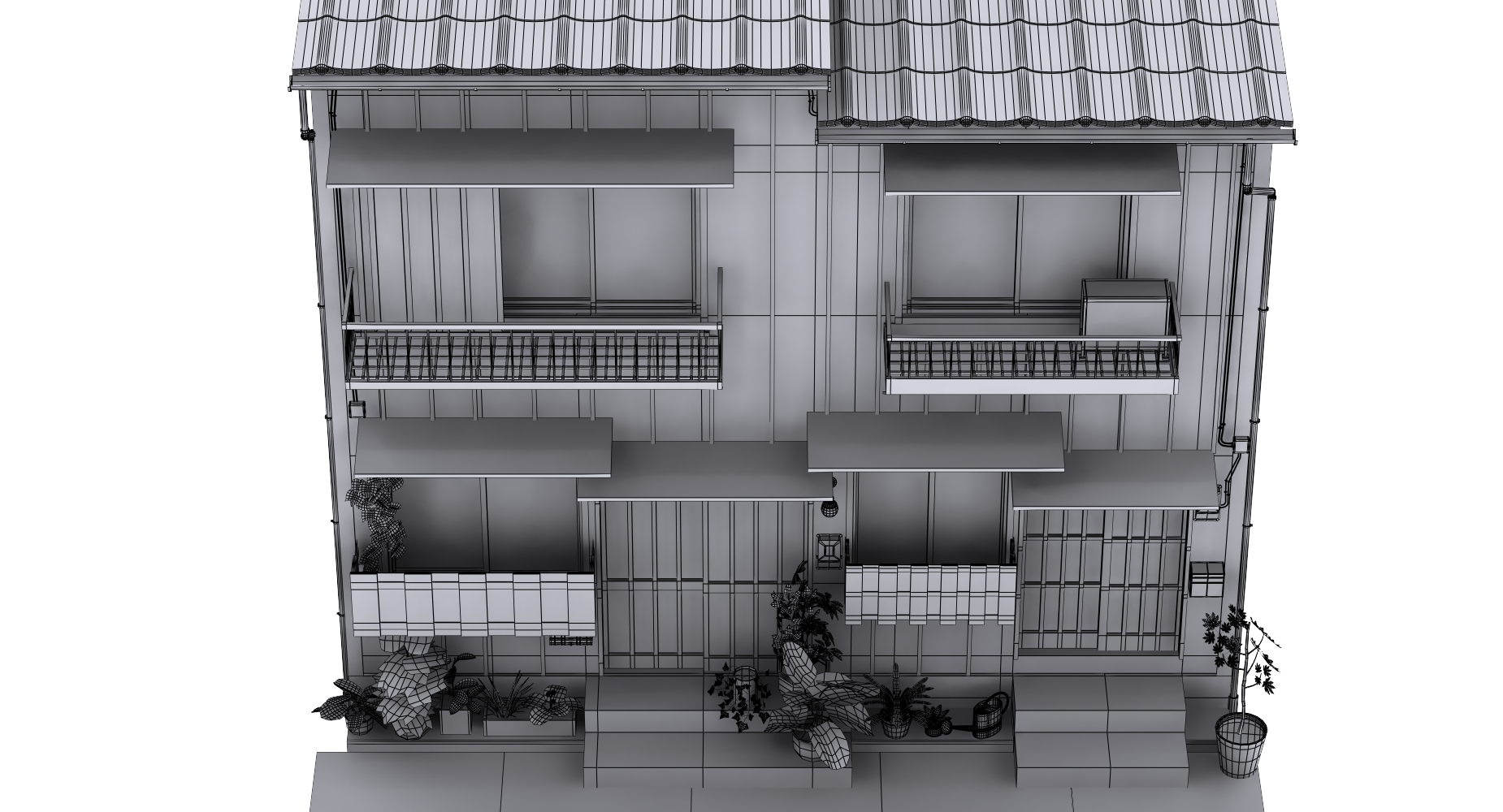 Old tokyo building model - TurboSquid 1383964