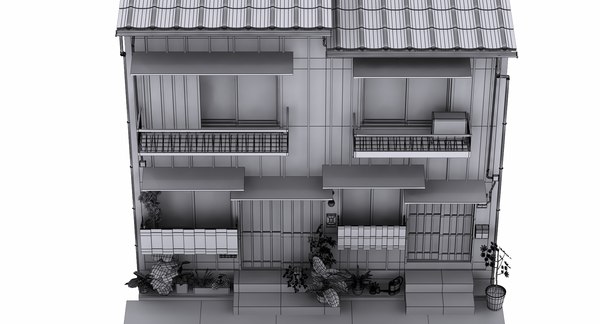 Old tokyo building model - TurboSquid 1383964