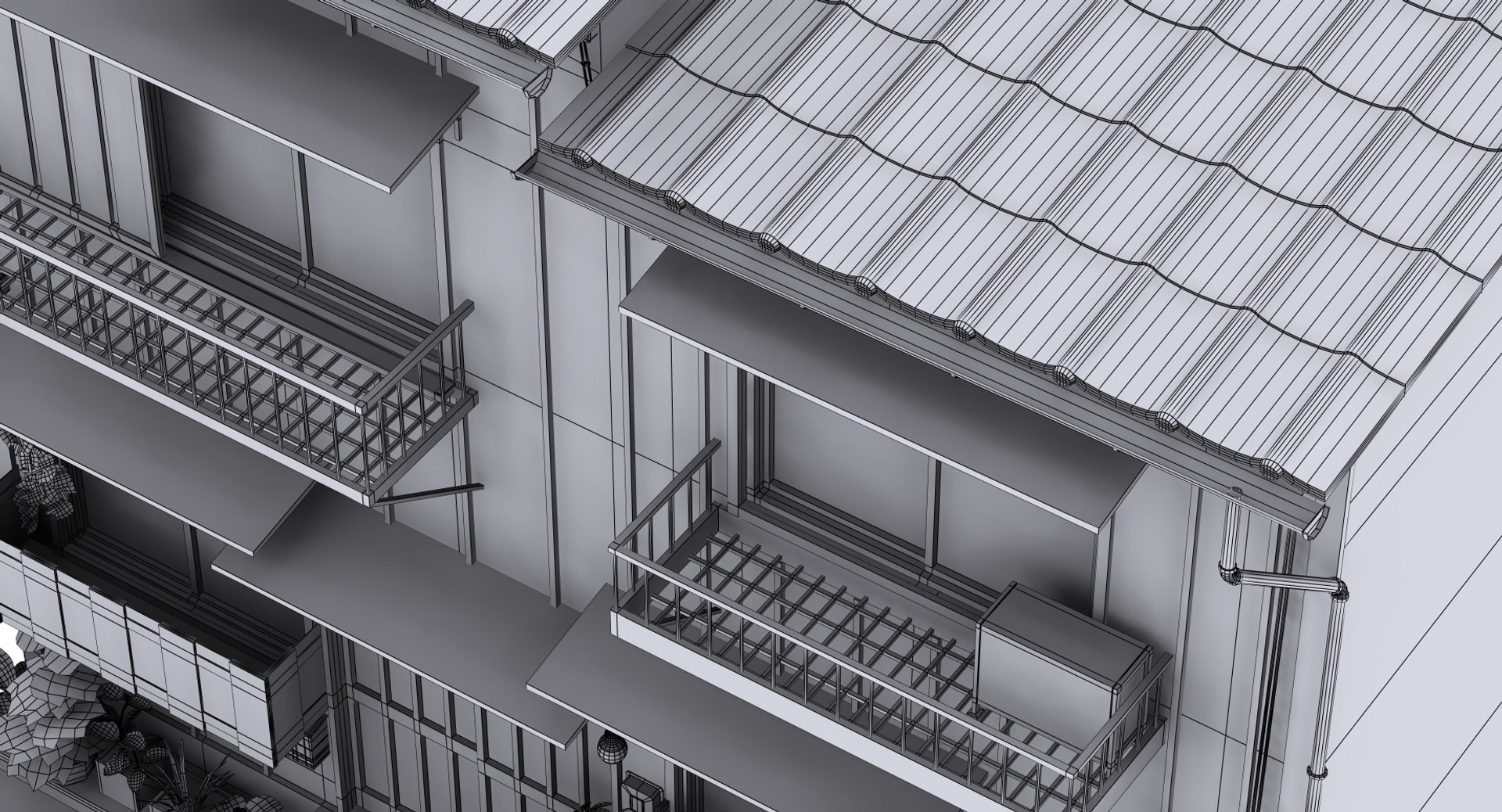 Old Tokyo Building Model - TurboSquid 1383964