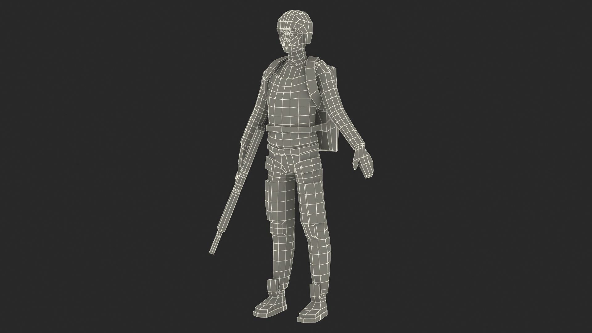 Low Poly Soldier 3D model - TurboSquid 2183267