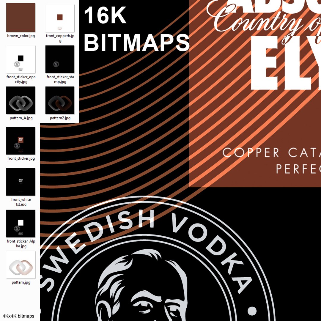 3d Model Absolut Elyx